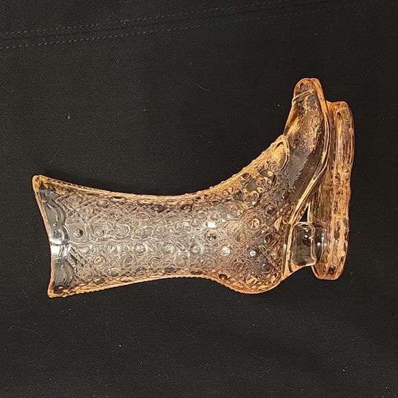 Findlay Glass Company | Other | Victorian Boot Shaped Glass Bouquet ...